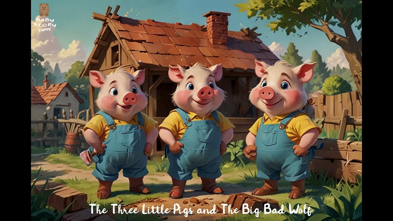🌟The Three Little Pigs and The Big Bad Wolf | Children's Animated Story ...