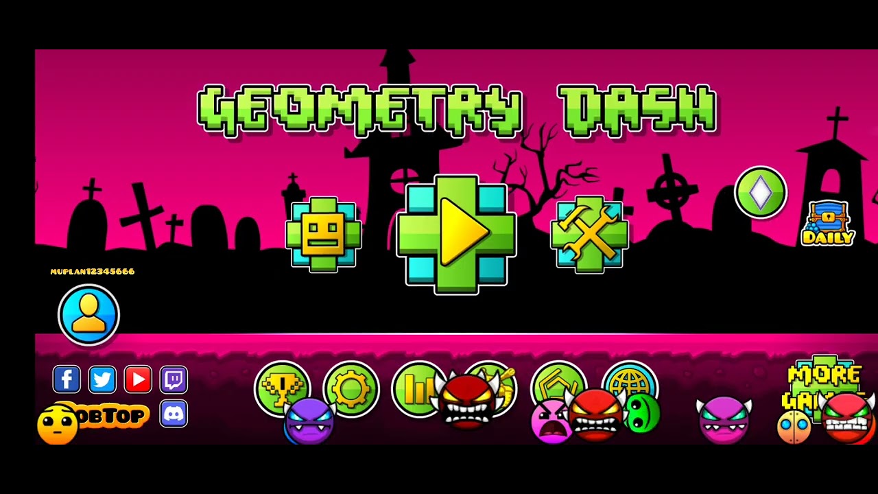 Geometry dash with players!like and subscribe and play the game to meet ...
