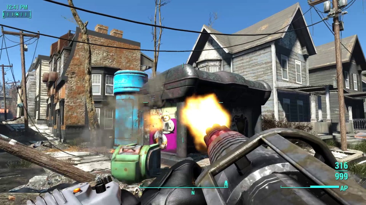 Fallout 4 - Miniguns Standalone Mod Display - HQ - YouTube