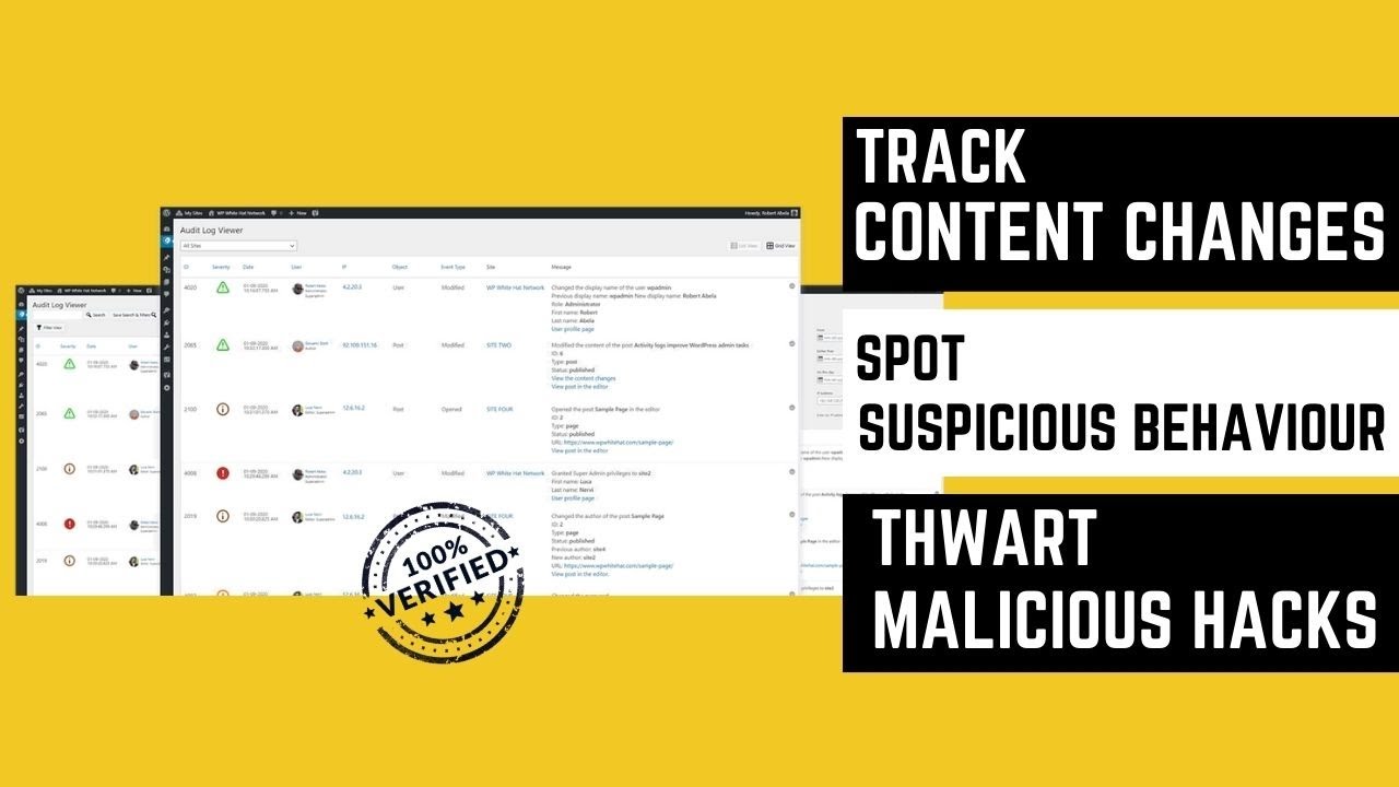 How to Identify Users Suspicious Behaviour | Track Content Changes ...