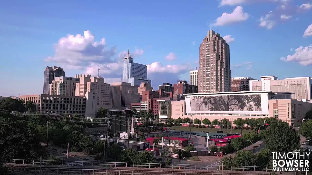 Skyline Raleigh Aerial Footage - YouTube