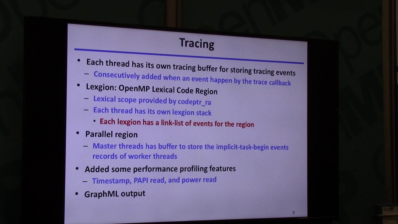 Visualizing Openmp Program Execution Using Ompt Yonghong Yan Usc Youtube