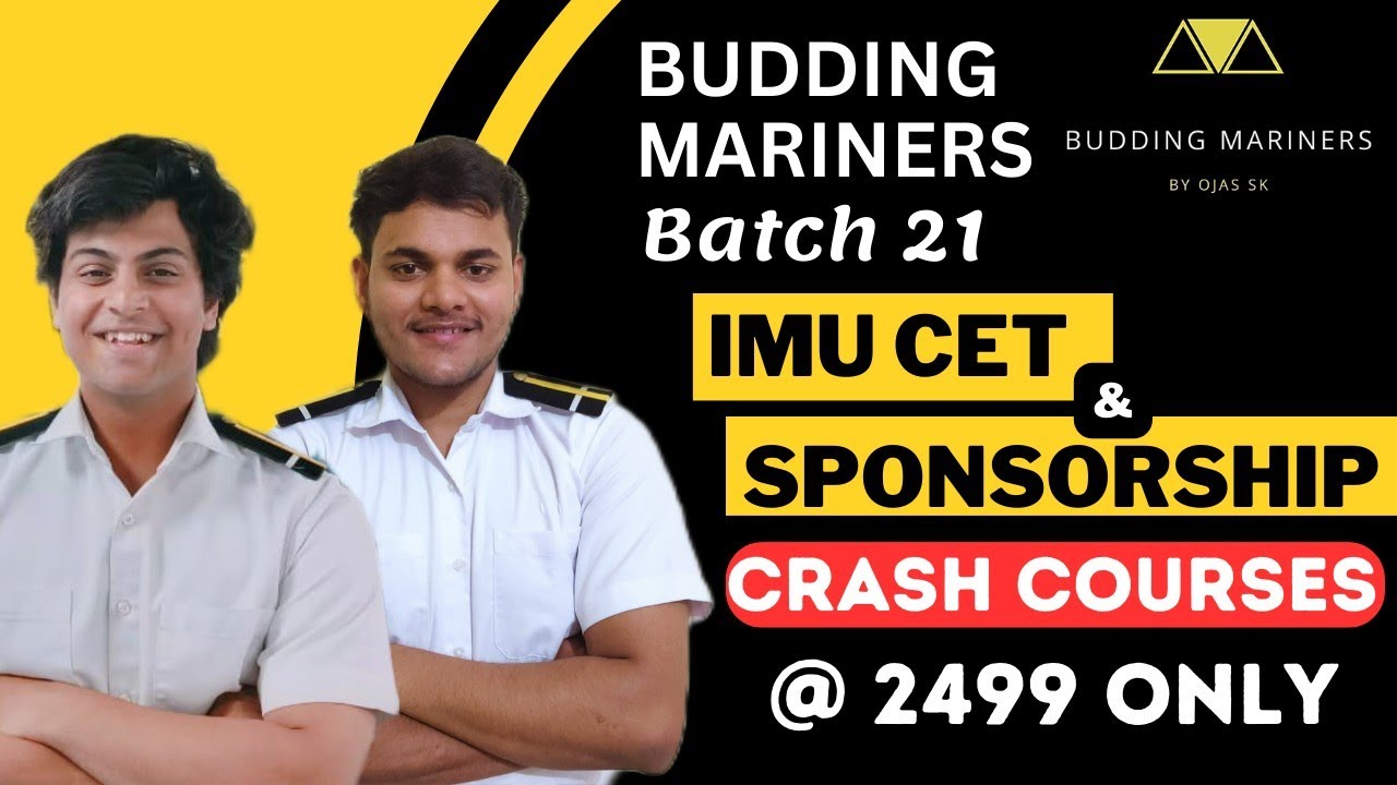 Best revision classes for IMU CET & Sponsorship | Budding Mariners ...
