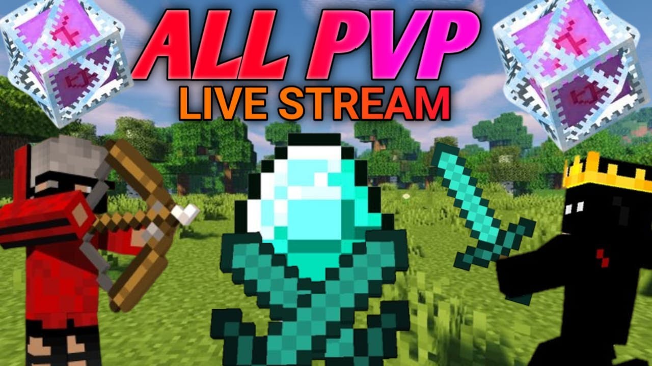 Minecraft All PvP live Stream 💖 - YouTube
