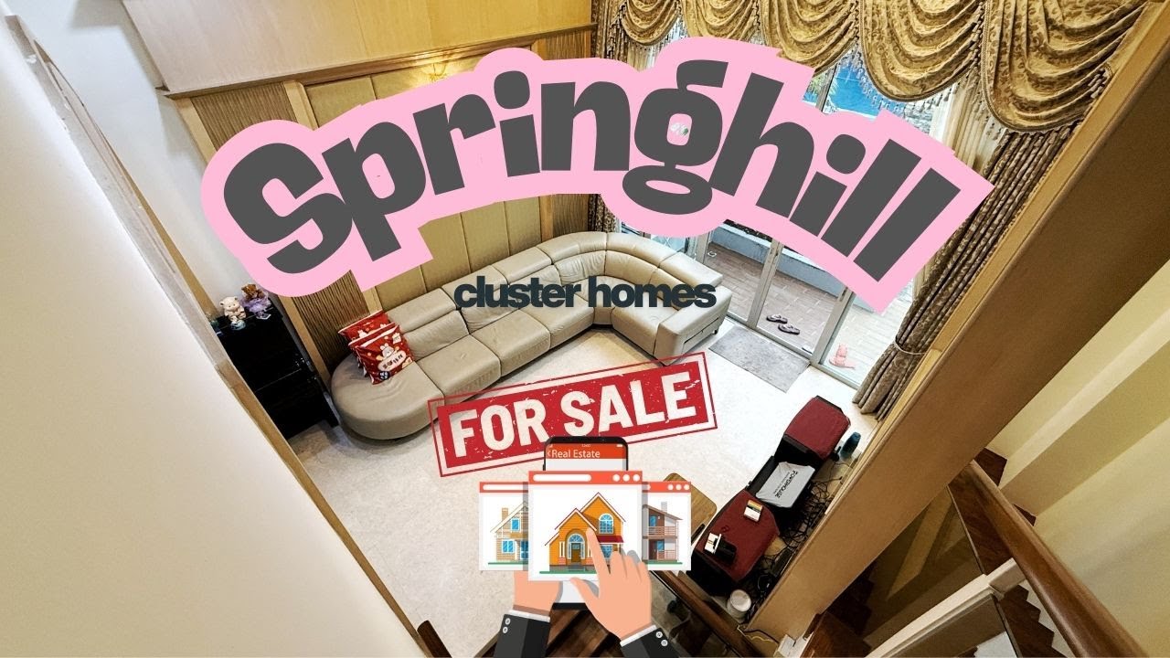 D27 | SPRINGHILL | CLUSTER HOME | FOR SALE! - YouTube