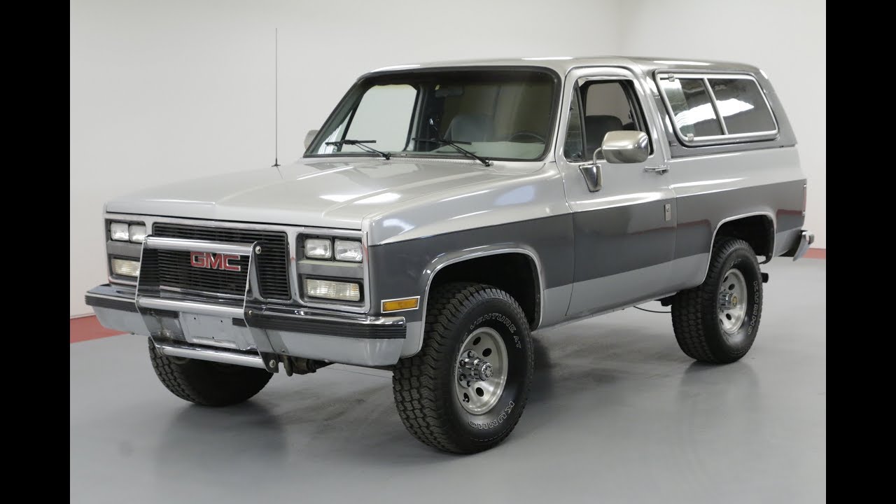 1990 GMC JIMMY - YouTube