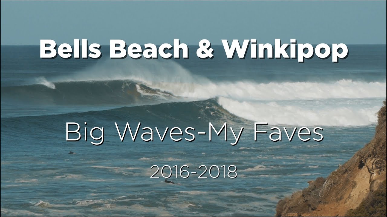 Surfing Bells Beach & Winkipop. Big Waves & My Faves - YouTube
