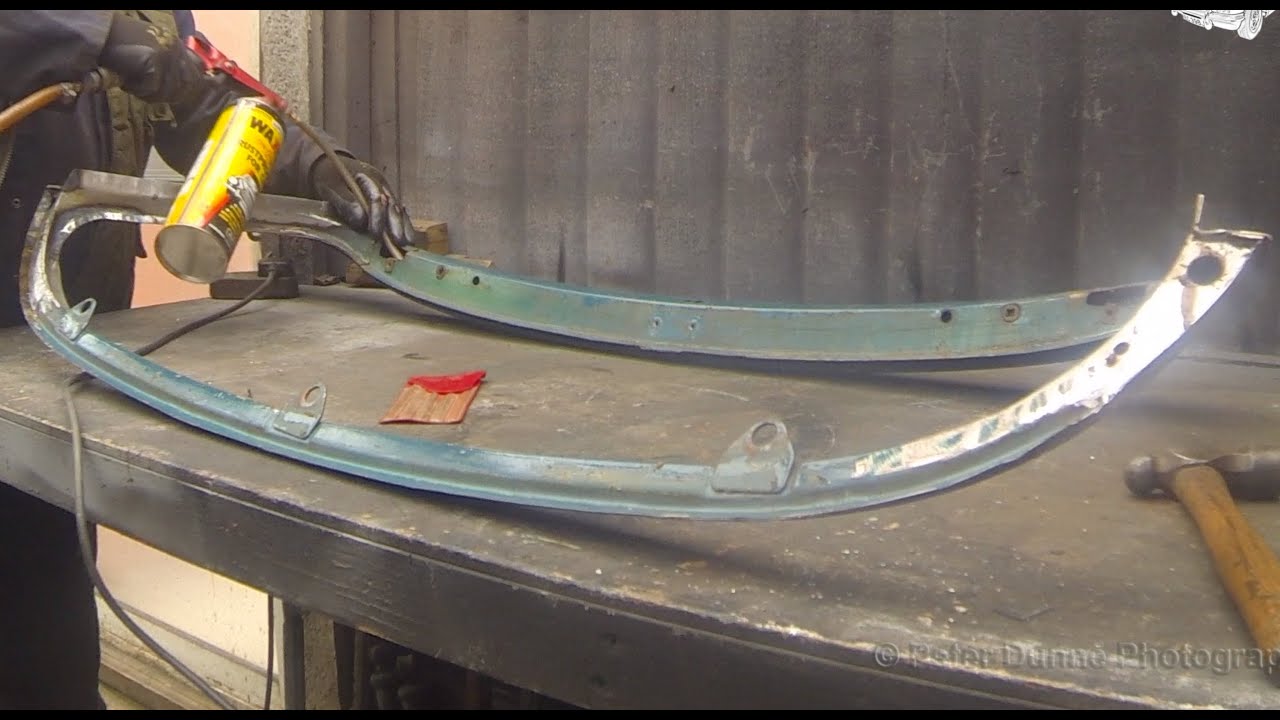 Part two Triumph GT6 MK2 Windscreen frame repair, HD 1080p - YouTube
