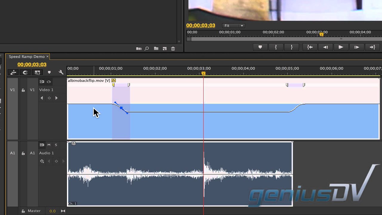 Adobe Premiere Speed Ramp and Time Stretch - YouTube