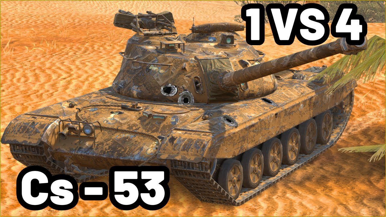 Cs-53 | 6.6K DAMAGE |1 VS 4 | WOT Blitz Pro Replays - YouTube
