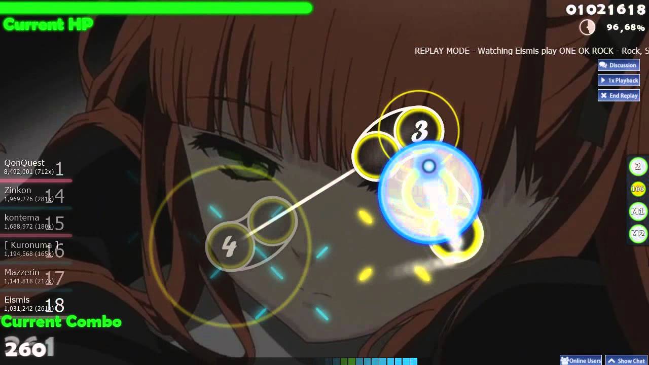 Osu! "Pure Light" skin showcase - YouTube
