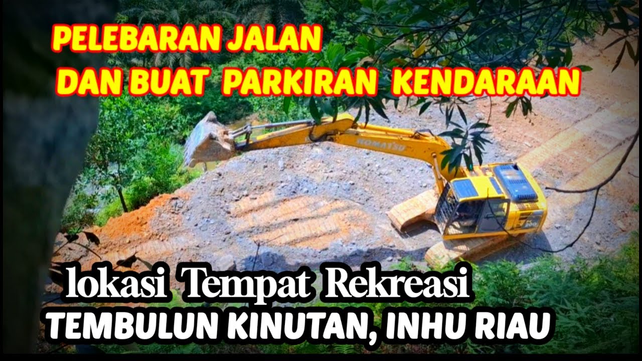 PEMBUATAN PARKIRAN DENGAN CARA MEMPERBESAR JALAN - YouTube