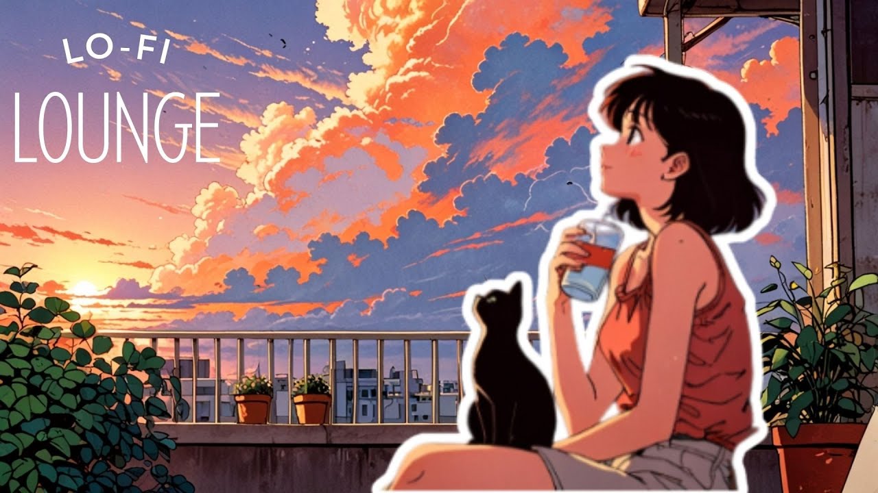 Lo-Fi Lounge- Lo-Fi Music / 🎧 Relaxing Lofi Beats for a Serene Evening ...