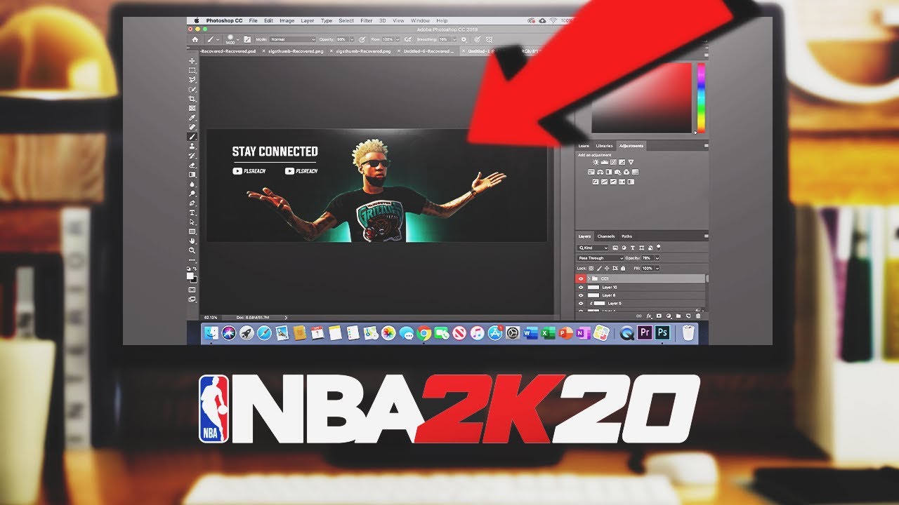 *NEW* HOW TO MAKE AN NBA 2K2O BANNER FOR TWITTER OR YOUTUBE | GOATED ...