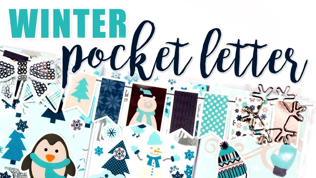 POCKET LETTER // Winter Snowman and Penguin - YouTube