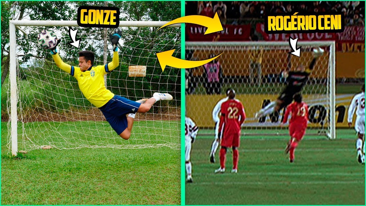 DESAFIO DE FUTEBOL DAS DEFESAS IMPOSSÍVEIS!! - YouTube