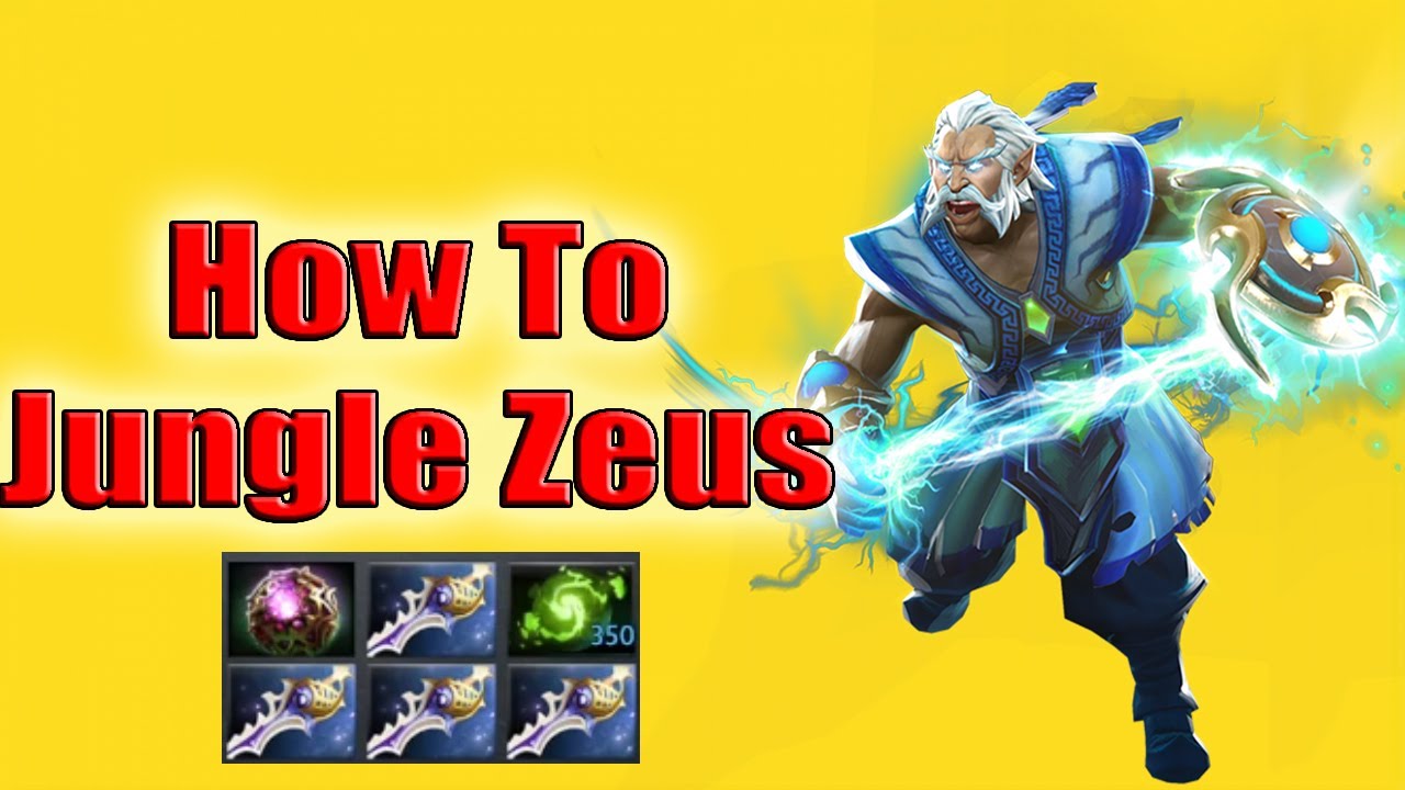 DoTa 2 How To Jungle Zeus Patch 7.35d - YouTube