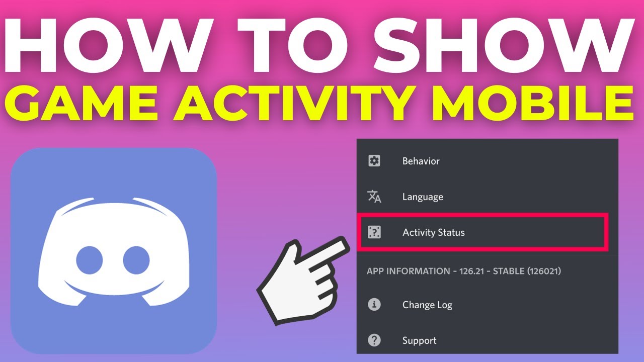 How To Show Discord Game Activity On Mobile 2025 - YouTube