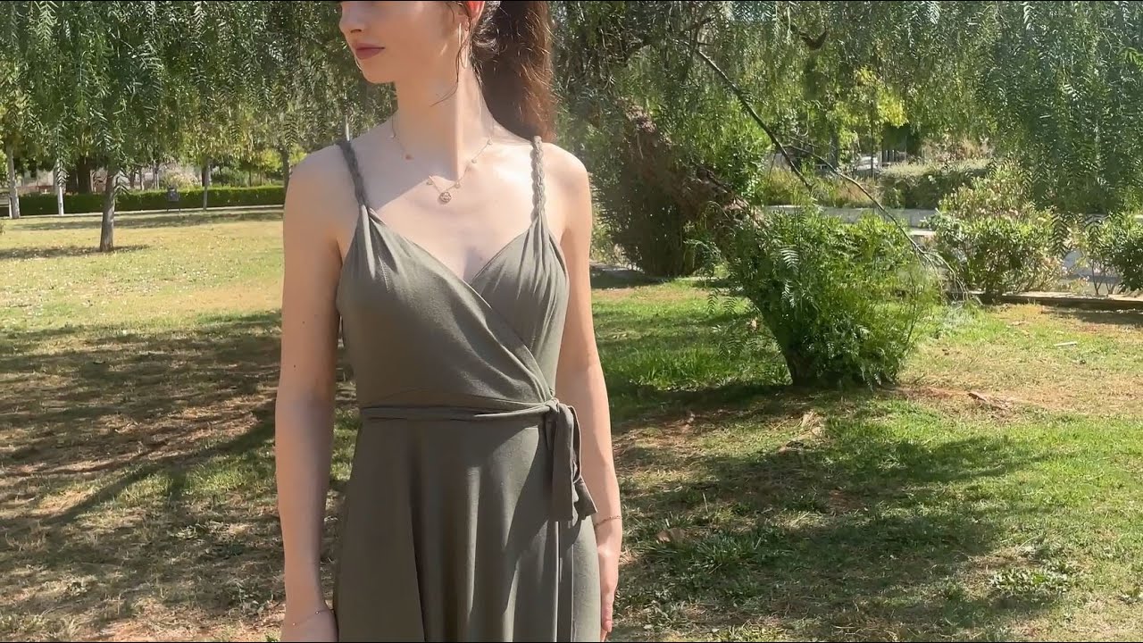 Summer dress tutorial - YouTube