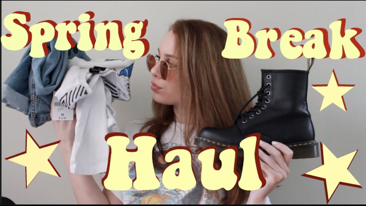 Spring Break TRY ON Haul - YouTube