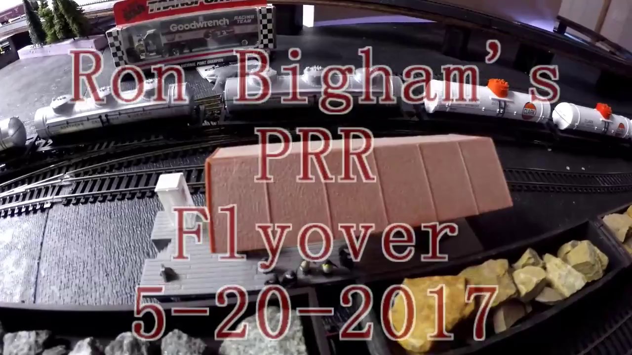 Ron Bigham's PRR HO Flyover - YouTube