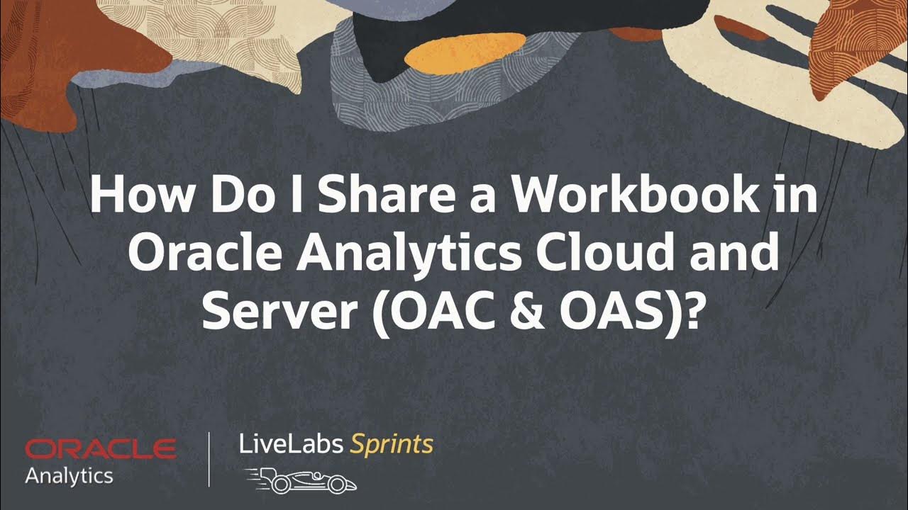 Share Workbooks in Oracle Analytics Cloud & Server - YouTube