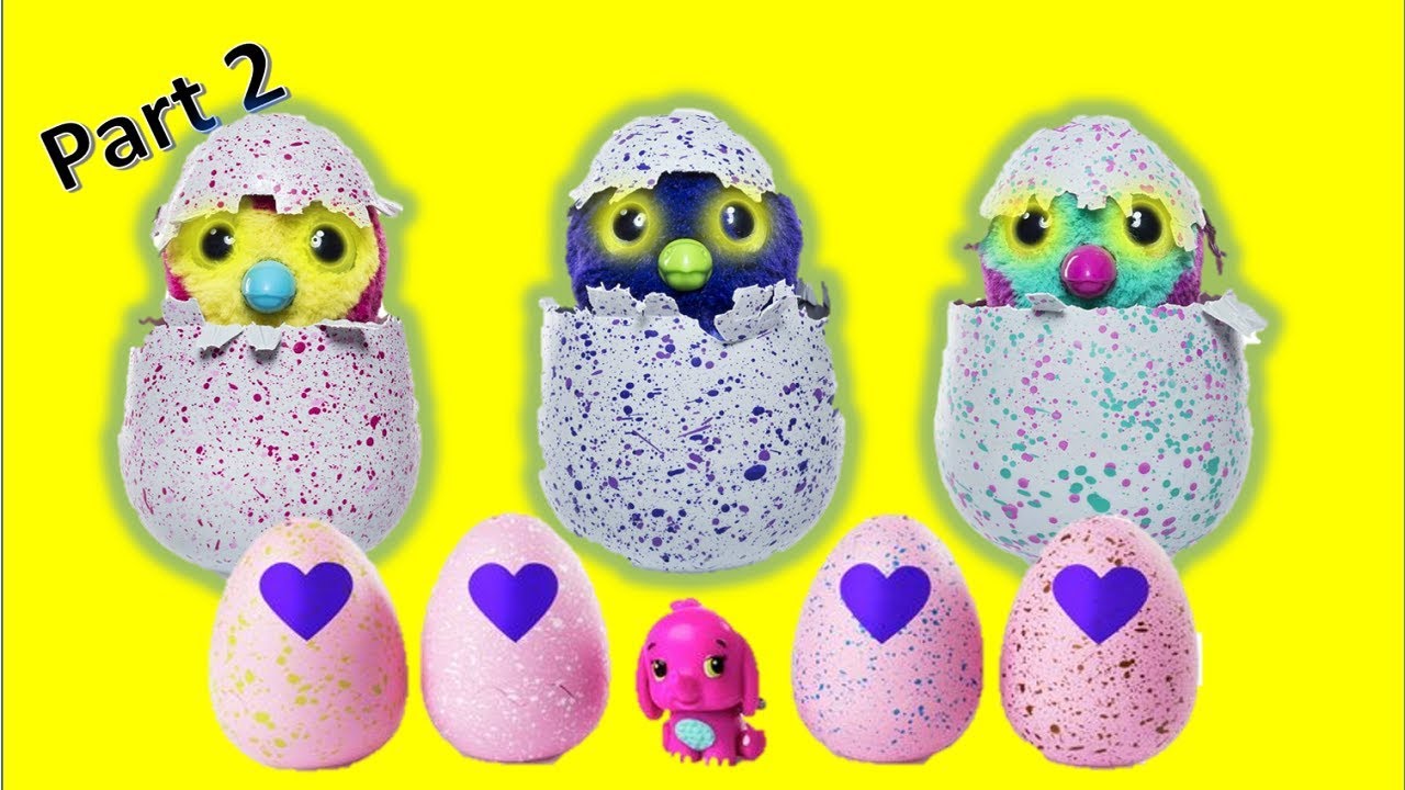 Huge Hatchimal Surprise Egg Opening part 2 - YouTube