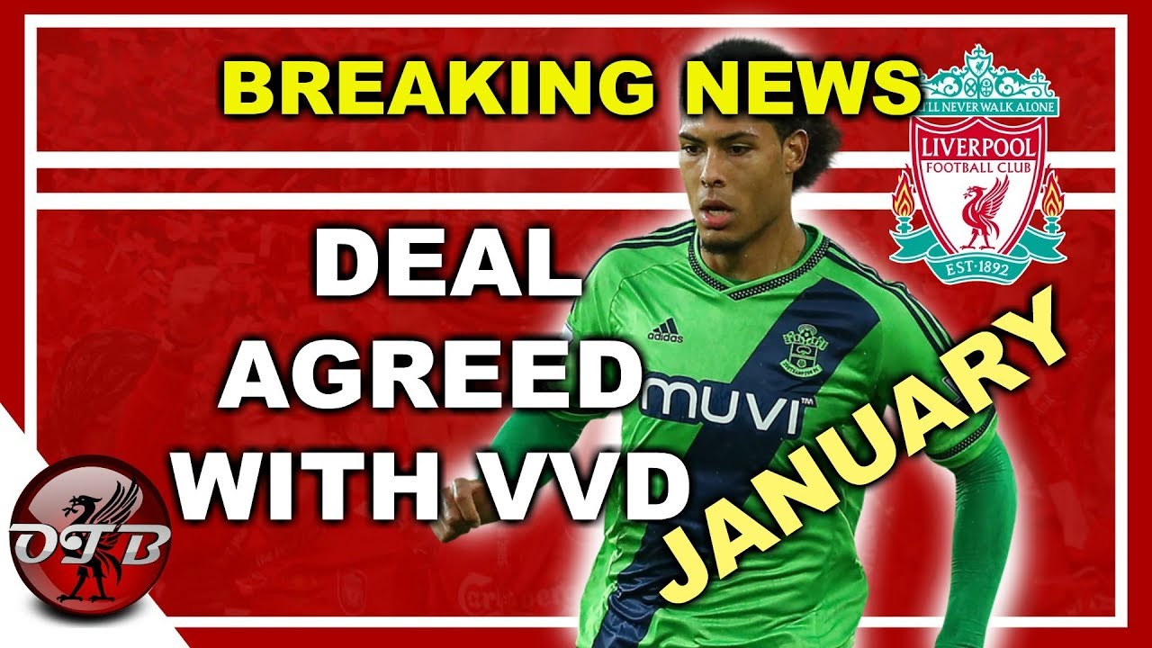 VIRGIL VAN DIJK AGREES TO JOIN LIVERPOOL FC IN JANUARY?? BREAKING NEWS ...