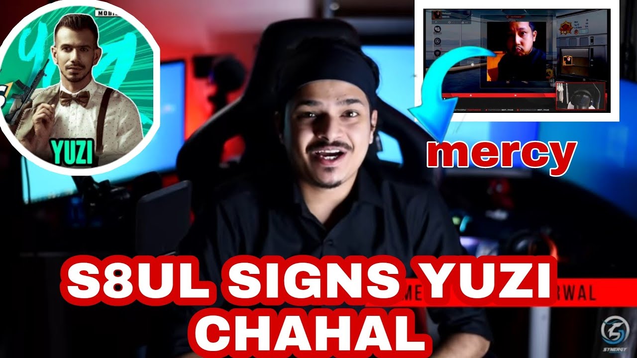S8UL Signs Yuzi chahal | YUZI Chahal in S8ul | Thug reaction on mercy ...