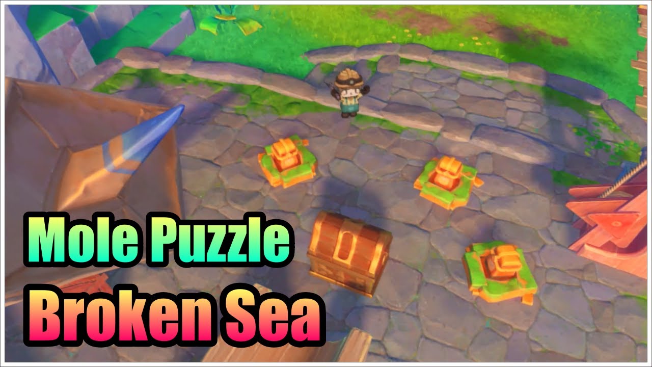 How Complete Mole Puzzle in Broken Sea - Genshin Impact V4.8 - YouTube