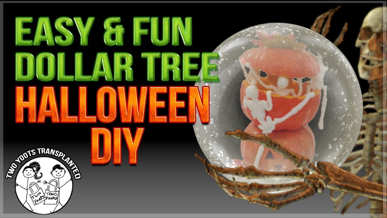 Dollar Tree Craft Halloween Skeleton Art DIY/Halloween Crafts - YouTube