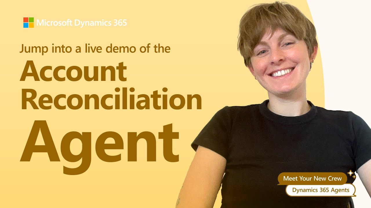 Account Reconciliation Agent for Dynamics 365 Finance | Meet Your New Crew Shorts - YouTube