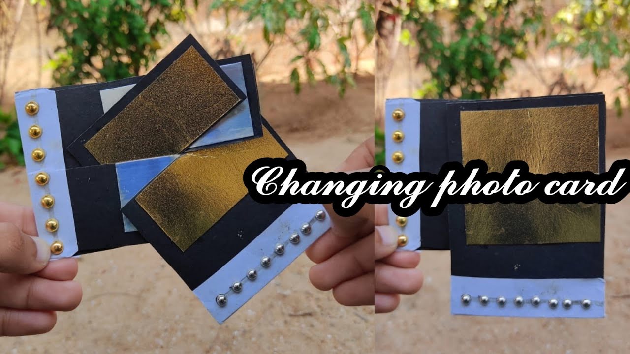 picture changing card tutorial/Diy magic card idea - YouTube