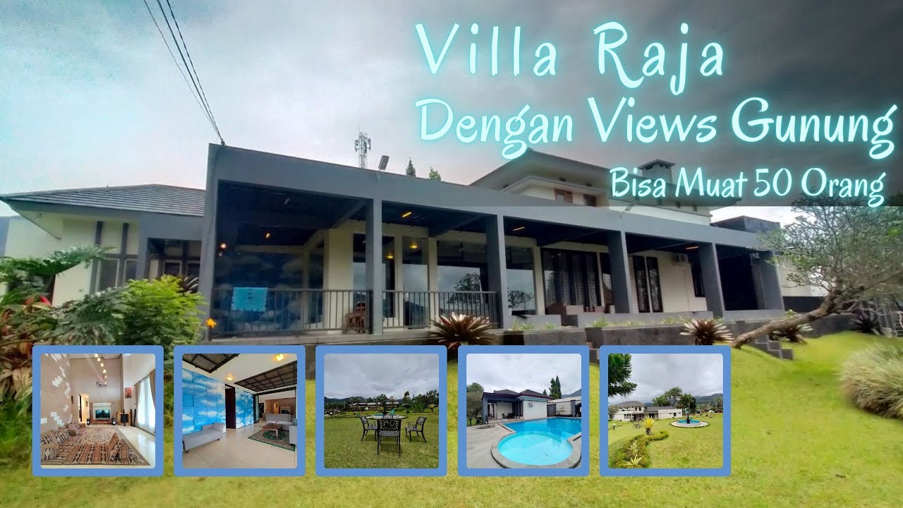 FOR RENT VILLA RAJA DI TUGU CISARUA PUNCAK | COCOK UNTUK ACARA ...