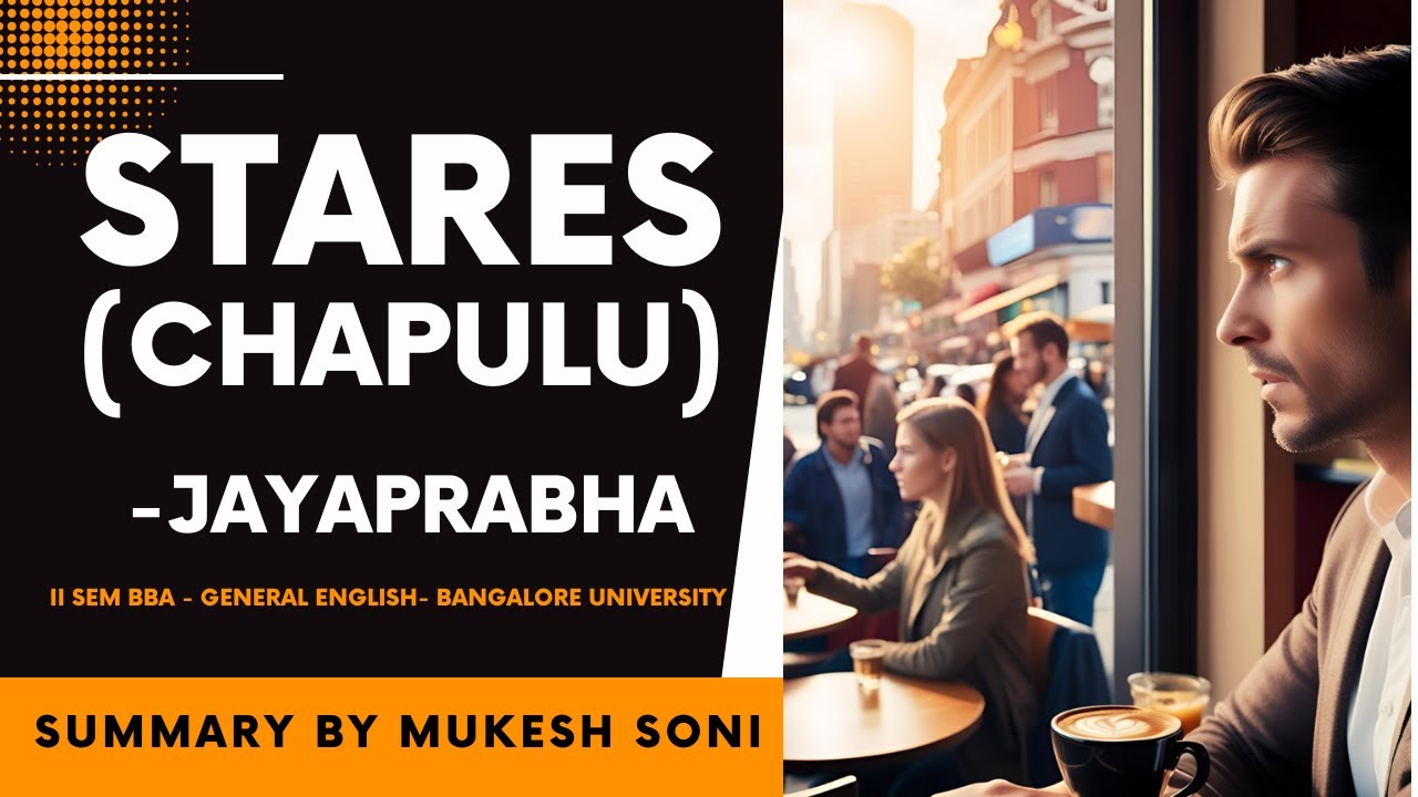 Stares (Chupulu) poem by Jayaprabha : BU-2nd sem. BBA-General English ...