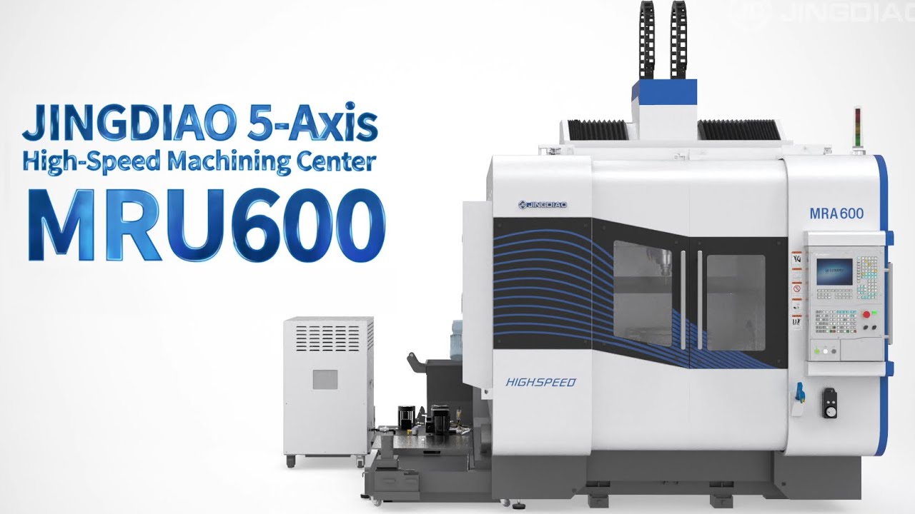 JingDiao's MRU600 5-Axis High Precision Machine - YouTube