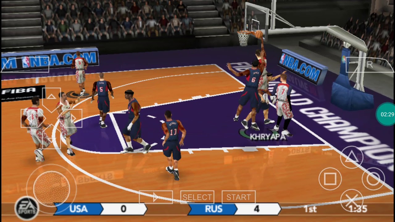 NBA LIVE 10 на эмуляторе PPSSPP - YouTube