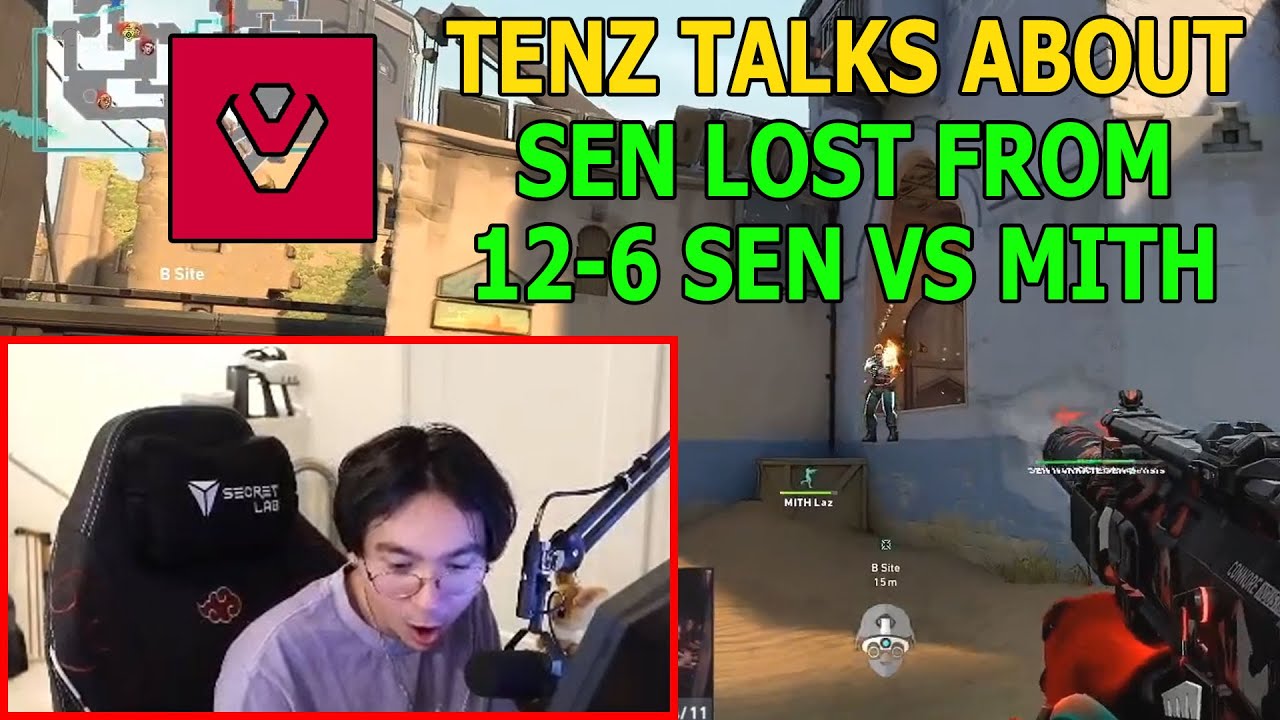 Tenz Reacts to Sentinels lost From 12-6 - Epic Comeback From Made in ...