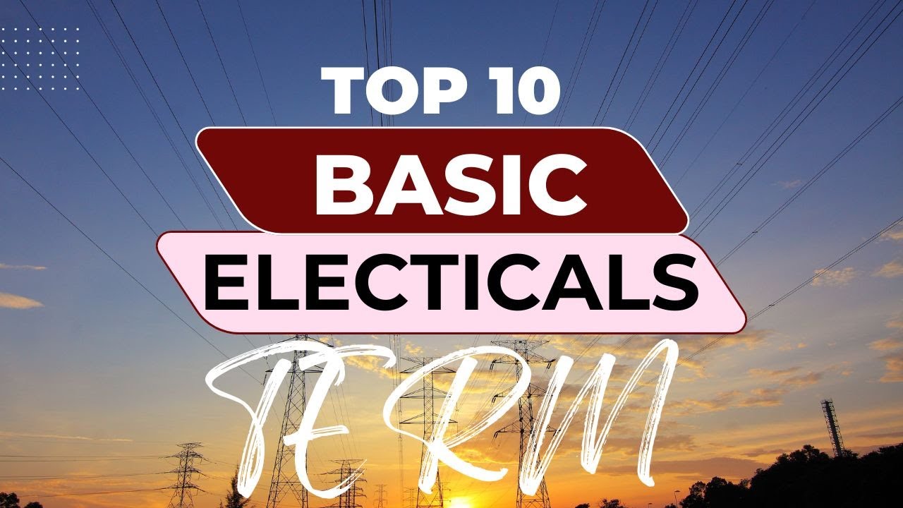 Basic Electrical Terms Explained | Easy Guide for Beginners - YouTube