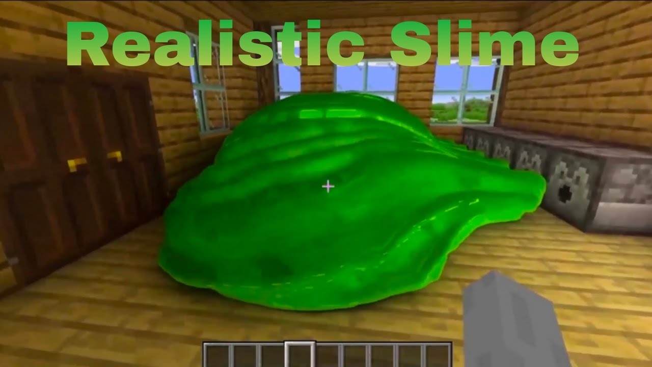 Too realistic Minecraft Slime - YouTube
