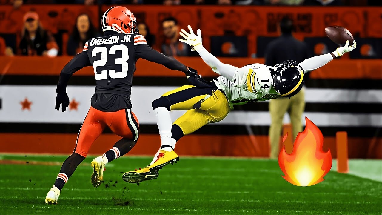 George Pickens Craziest Catches Compilation - YouTube