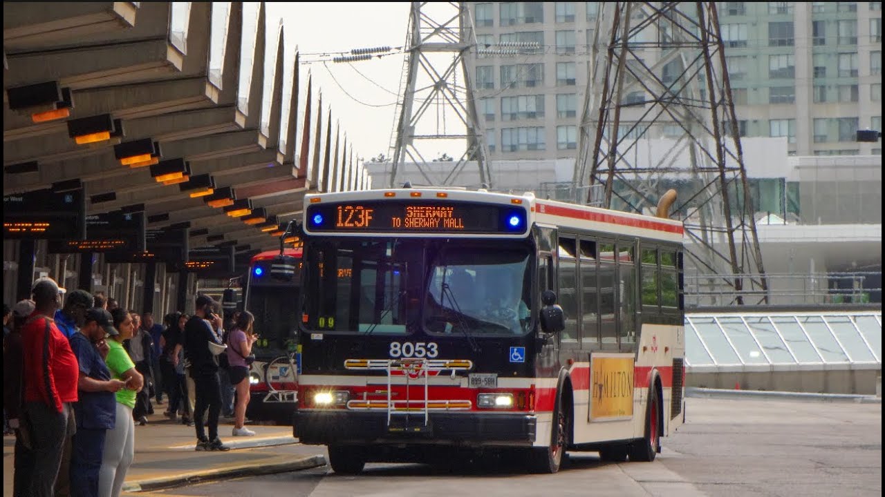 (RIDE) TTC 8053 on 123D Sherway - YouTube