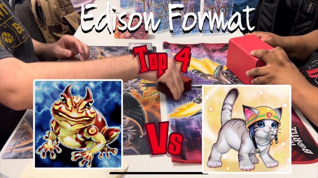 Edison Format Top 4: Hero Frogs Vs Synchro Cat - YouTube