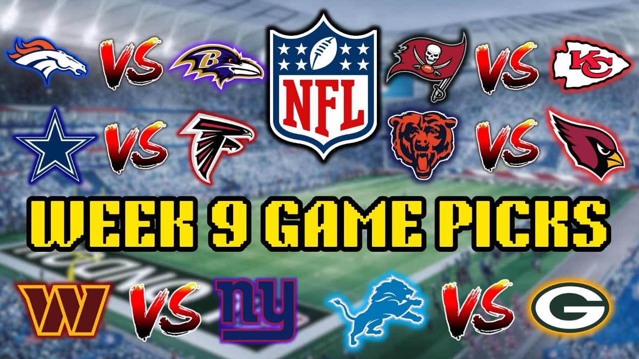 NFL Week 9 Predictions - YouTube