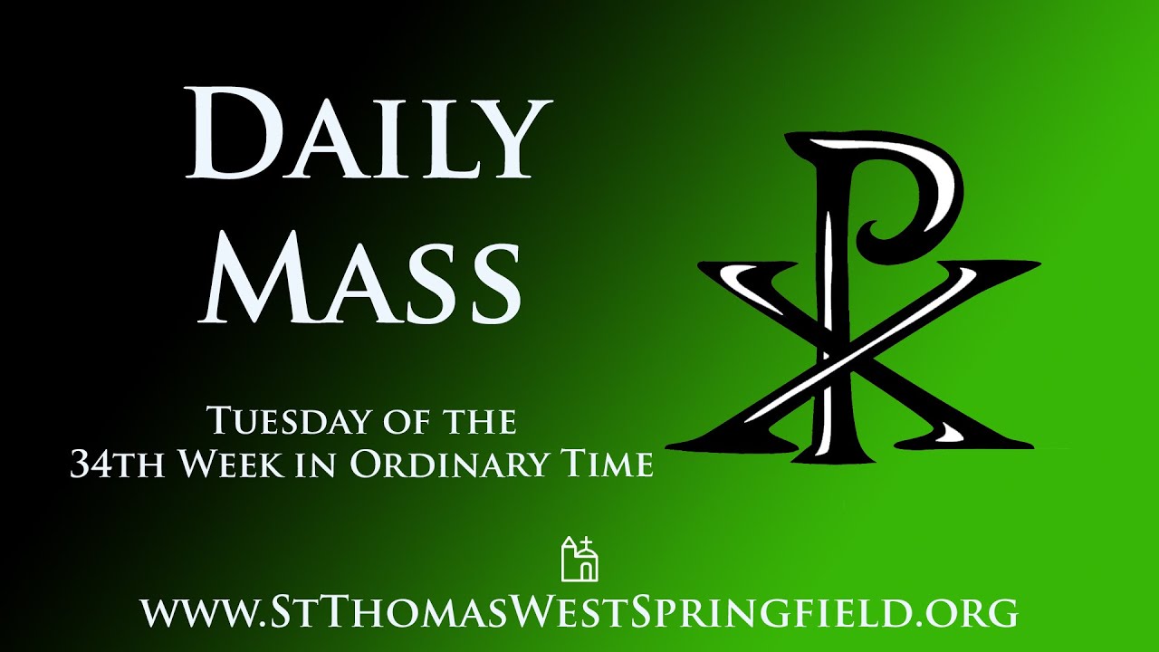 Daily Mass Tuesday, November 26, 2024 - YouTube