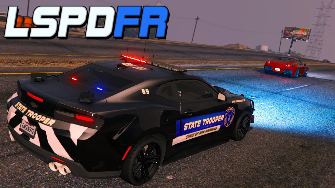 State trooper takes on intense pursuit - GTA 5 LSPDFR - YouTube