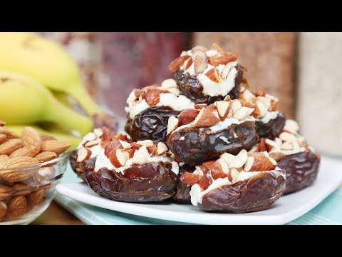 Stuffed Khajoor mithai | खजूर की stuffed मिठाई Healthy and Tasty - YouTube