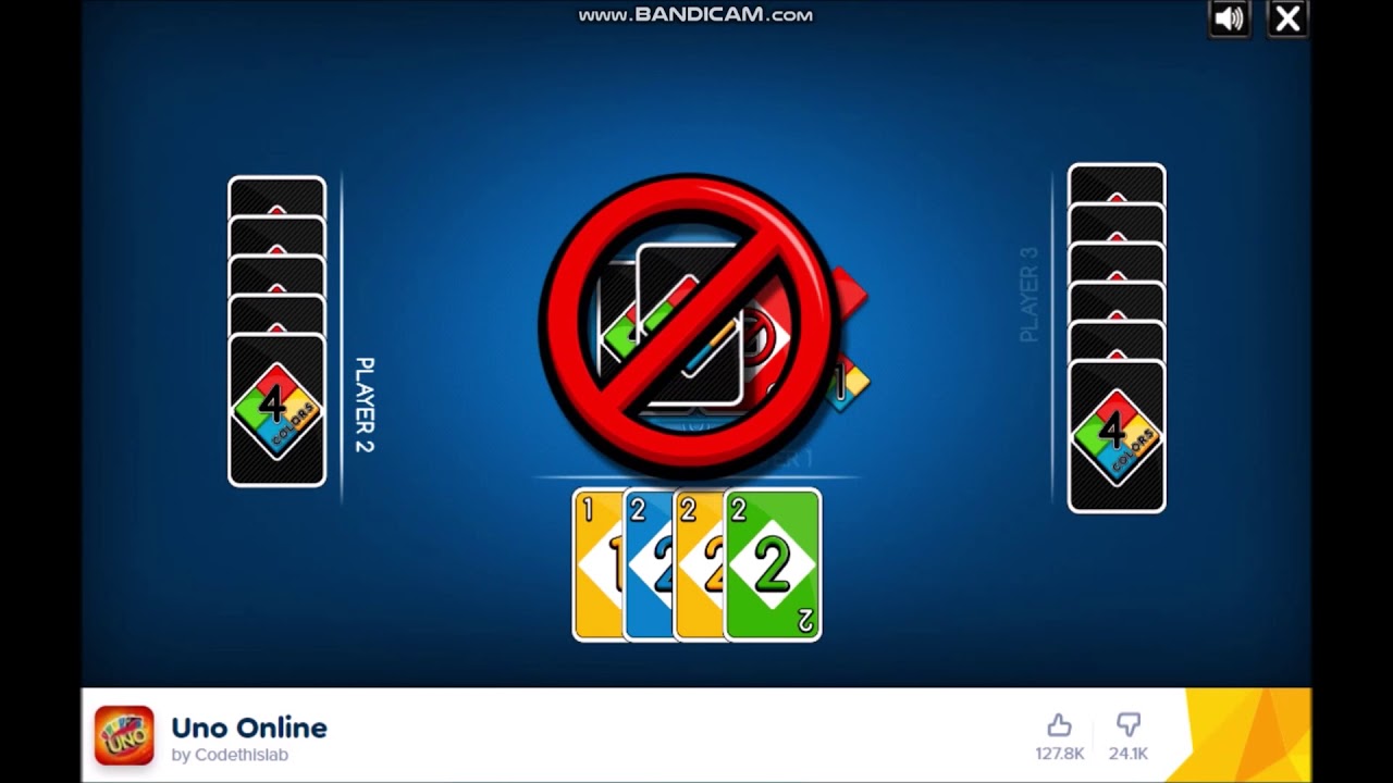 Playing UNO Online - 3 Player Mode - YouTube