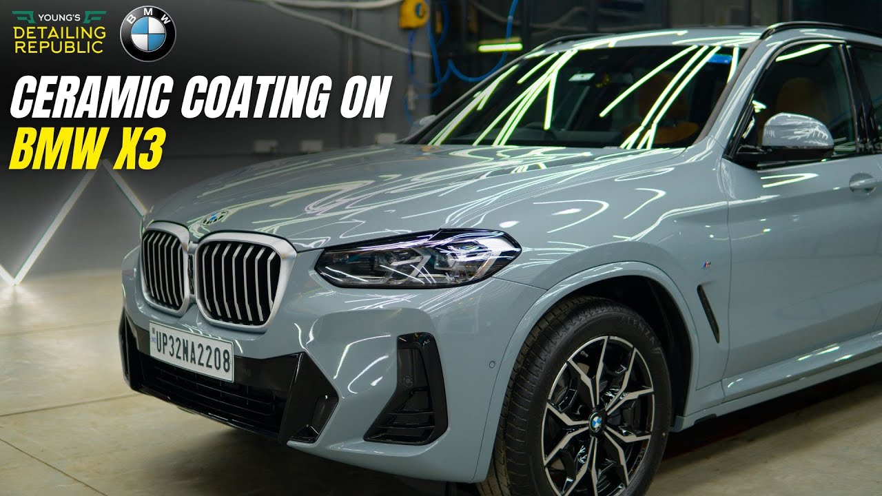 Ceramic Coating on BMW X3 | YOUNG'S DETAILING REPUBLIC - YouTube