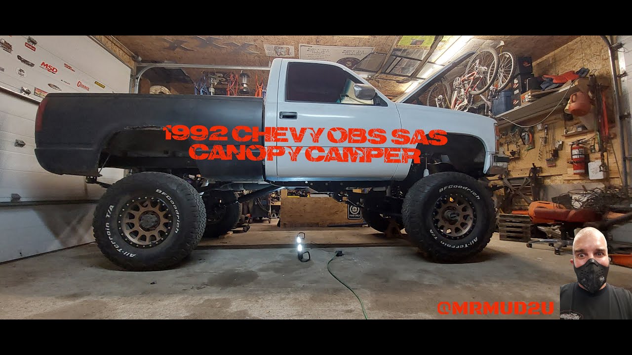 Custom 1992 Chevy 4wd 10" lift Solid Axle Swap Build Stage 1 - YouTube